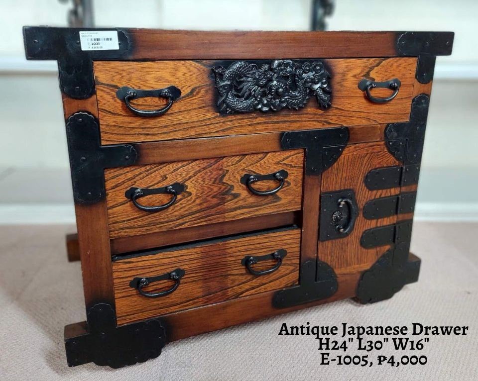 Antique Japanese Drawer, Furniture & Home Living, Home Improvement ...