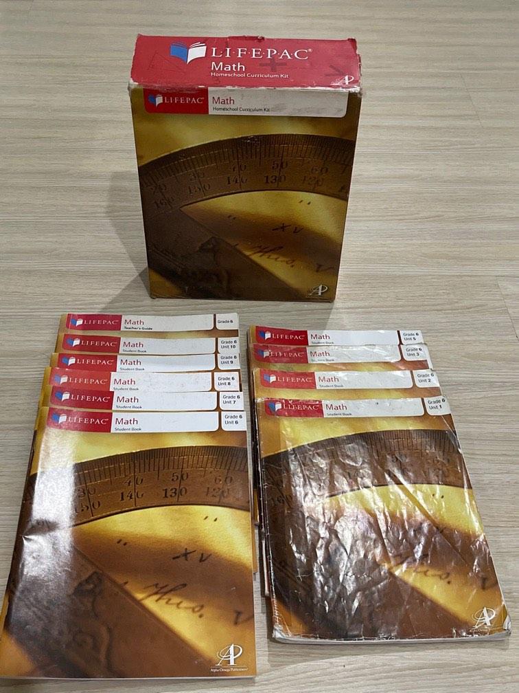 AOP Lifepac MATH Grade 6, Hobbies & Toys, Books & Magazines, Textbooks ...