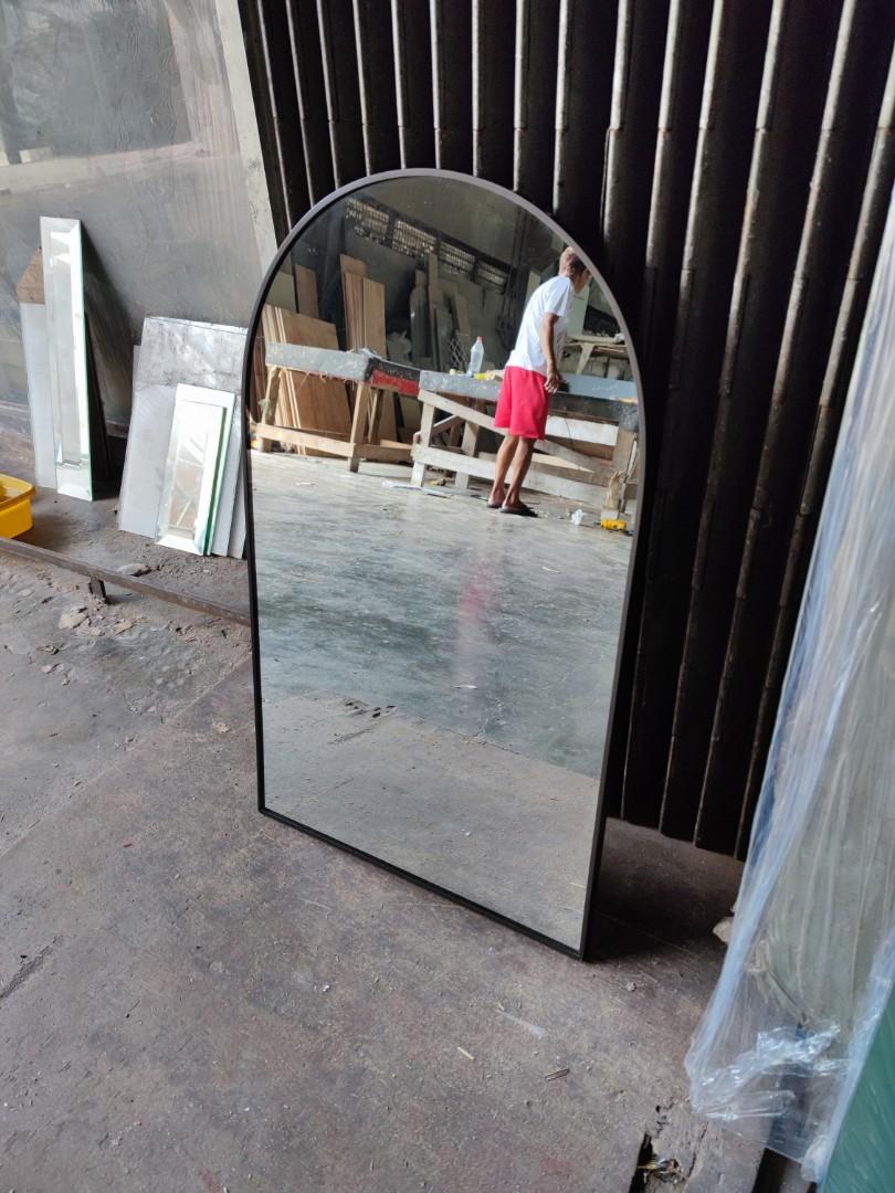 Arc Mirror with frame, Furniture & Home Living, Home Decor, Mirrors on ...