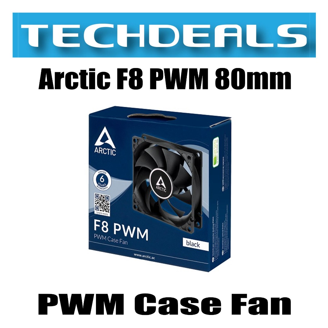 Arctic F8 PWM 80mm PWM Case Fan, Computers & Tech, Parts & Accessories ...