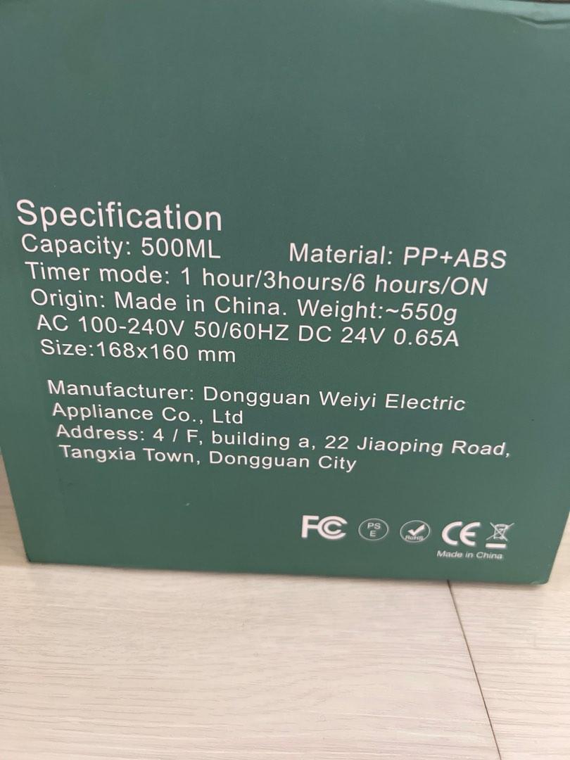 Aroma Diffuser 7 LED Color Options, Furniture & Home Living, Home ...