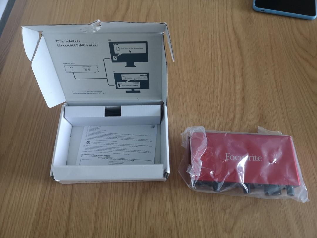 Audio Interface Scarlett 2i2 3rd gen, Hobbies & Toys, Music & Media ...