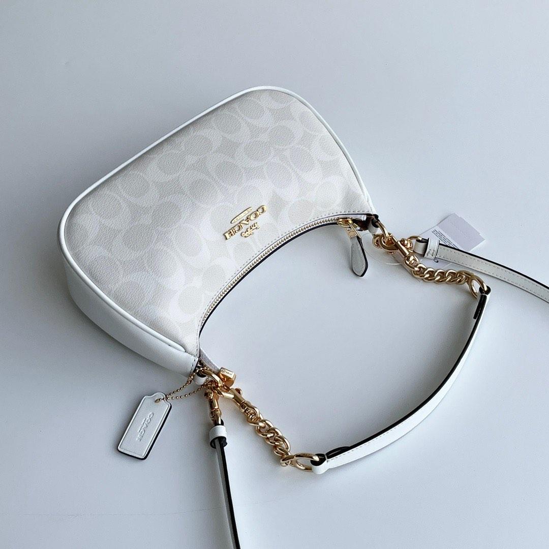 Authentic Coach CA548 Teri bag white monogram, Luxury, Bags & Wallets ...