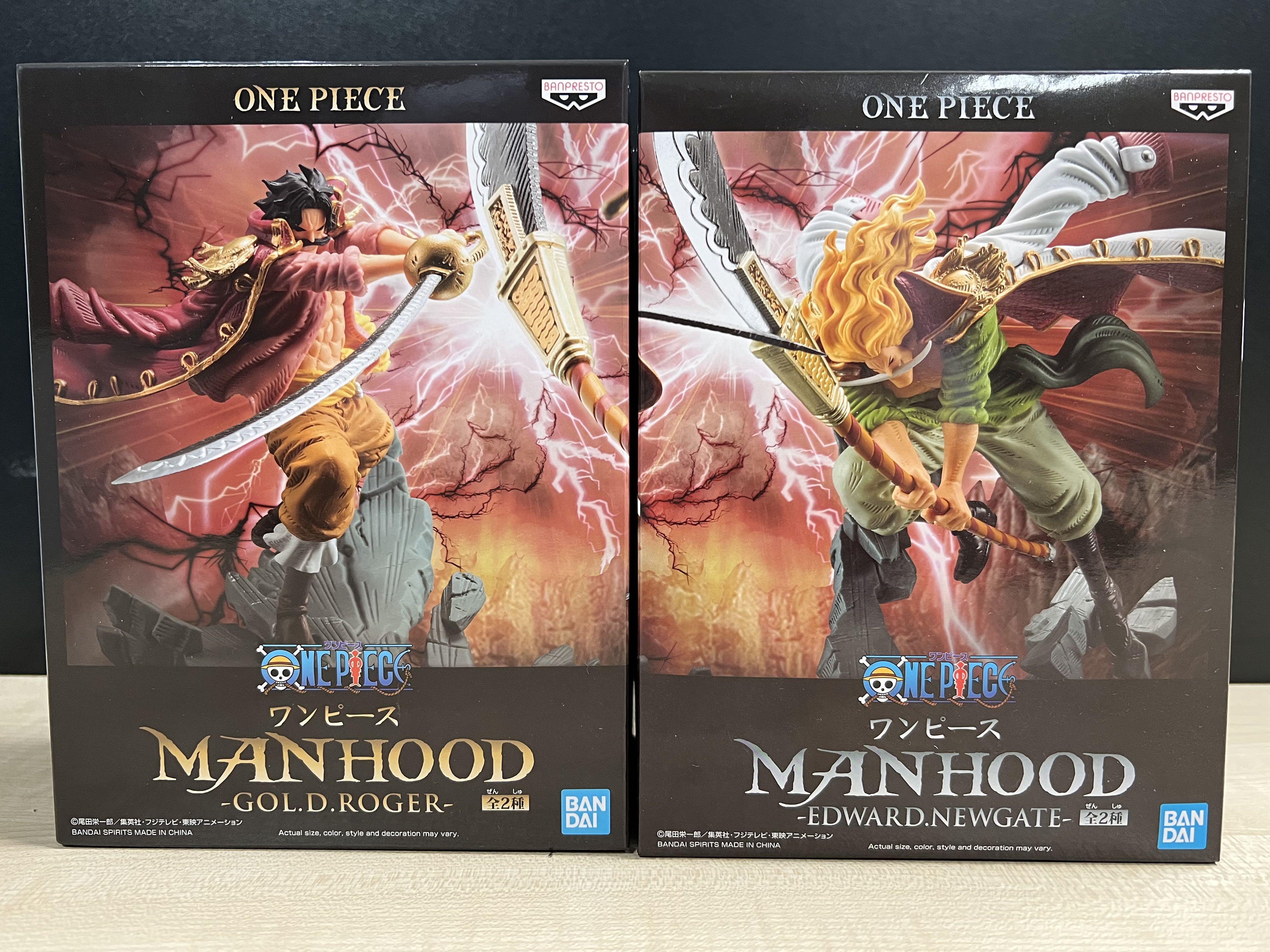 Banpresto Manhood Gol D Roger & Edward Newgate, Hobbies & Toys ...