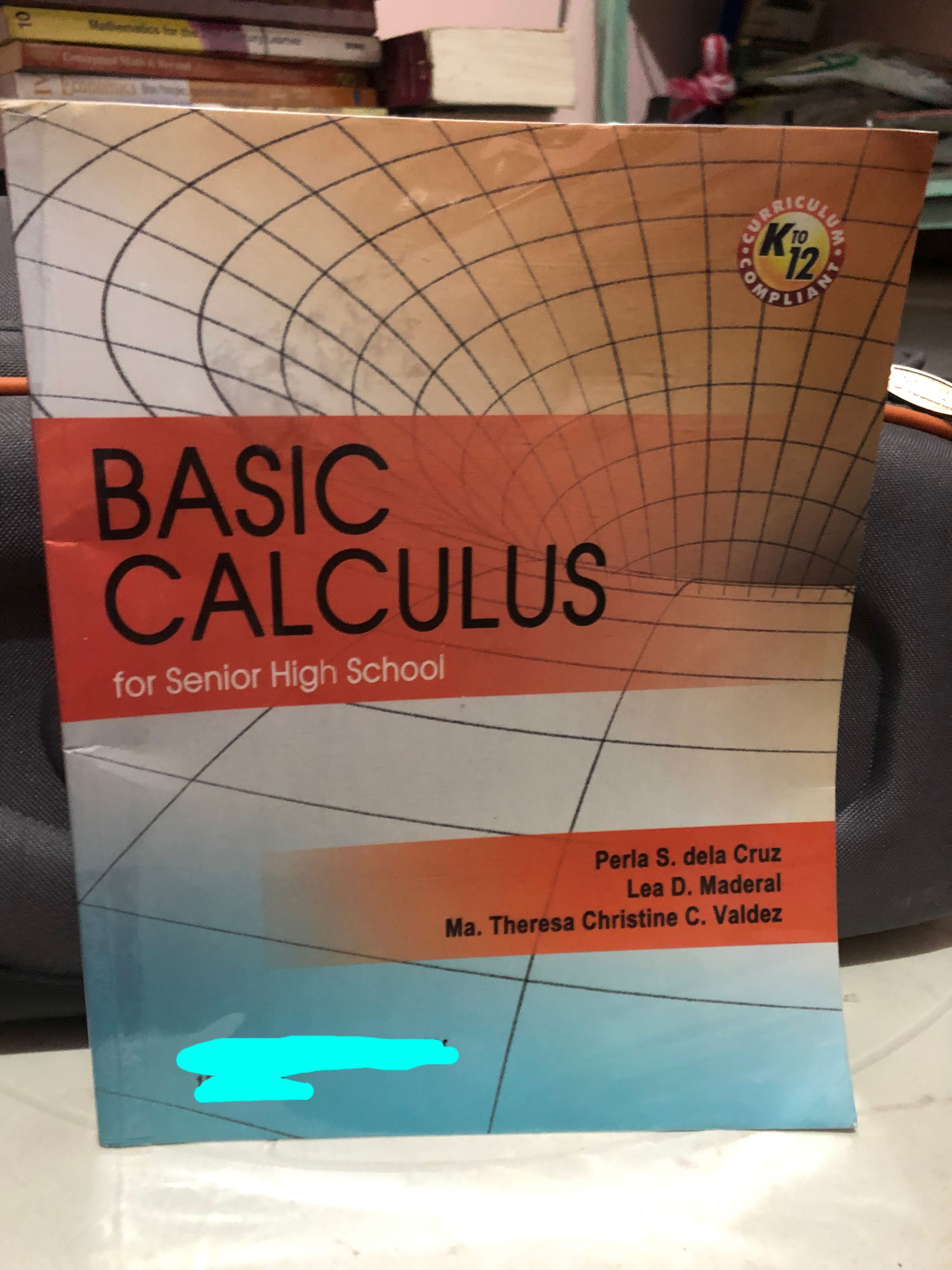 Basic Calculus Senior High School Book, Hobbies & Toys, Books ...