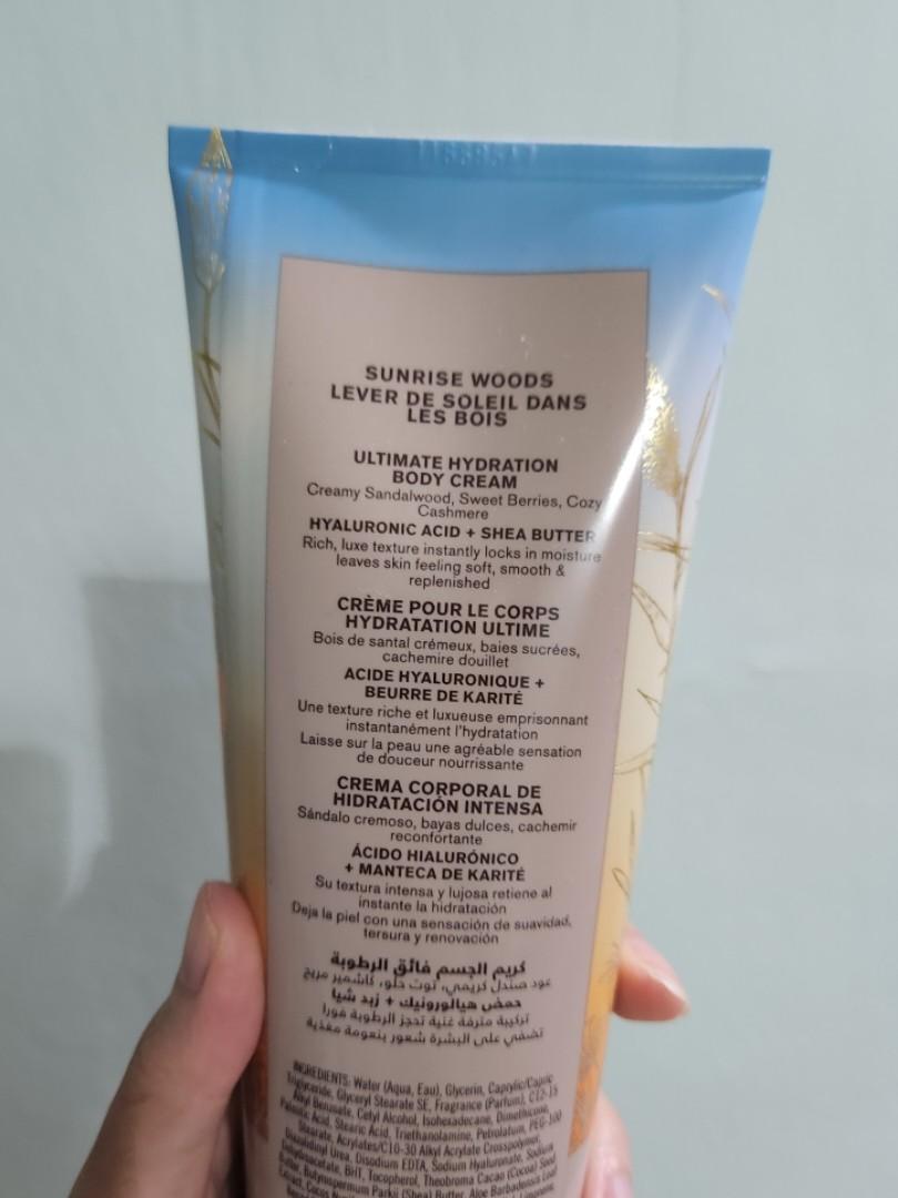 Bath & Body Works Sunrise Woods Ultimate Hydration Body Cream, Beauty & Personal Care, Bath ...