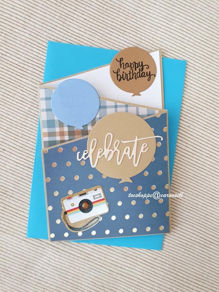 RESERVED Birthday Card, Trifold Card, Hobbies & Toys, Stationery ...