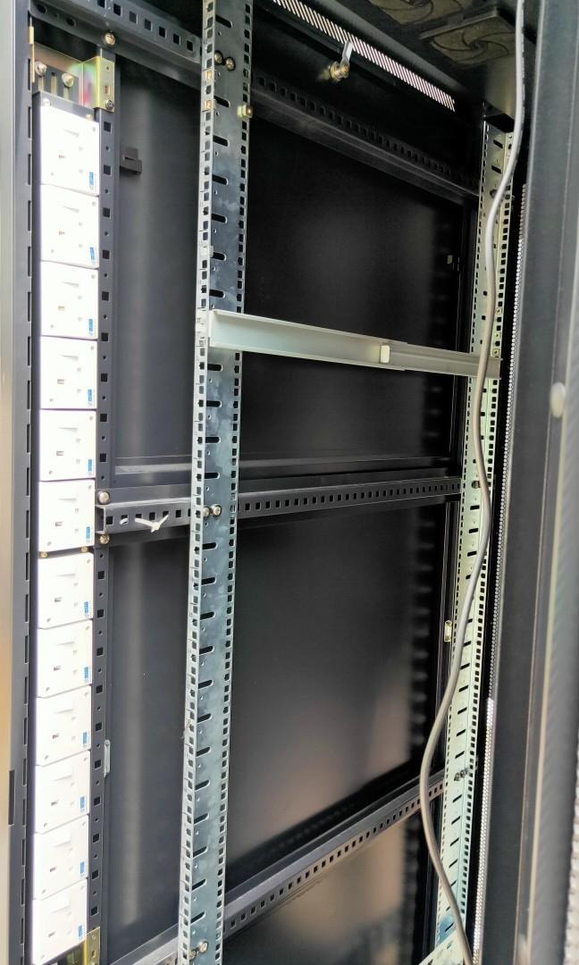 Black 42U Server Rack with Power Point For Sale @ $600 each, Computers ...