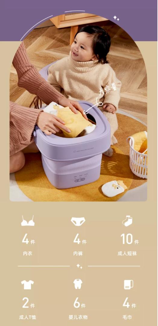 BNIB DAEWOO Mini Washing Machine, TV & Home Appliances, Washing ...