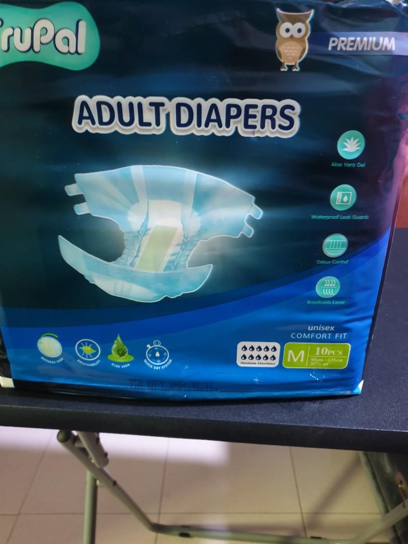 Brand new Trupal adult diaper premium medium size, Health & Nutrition ...