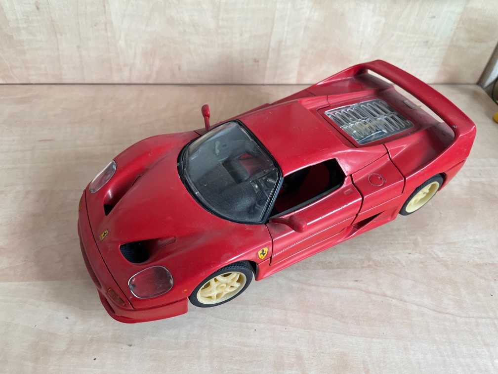 Burago Ferrari F50 Model made in Italy, Hobbies & Toys, Memorabilia ...