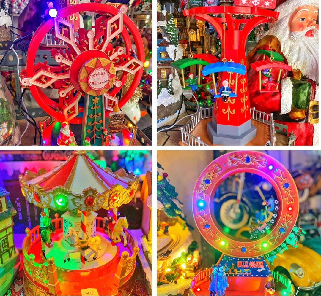 Christmas Village Grand Carnival theme Animated Pre-lit Musical village ...