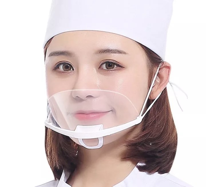 Clear PVC Spitguard/ Chin masks, Mouth guard for Various F&B and ...