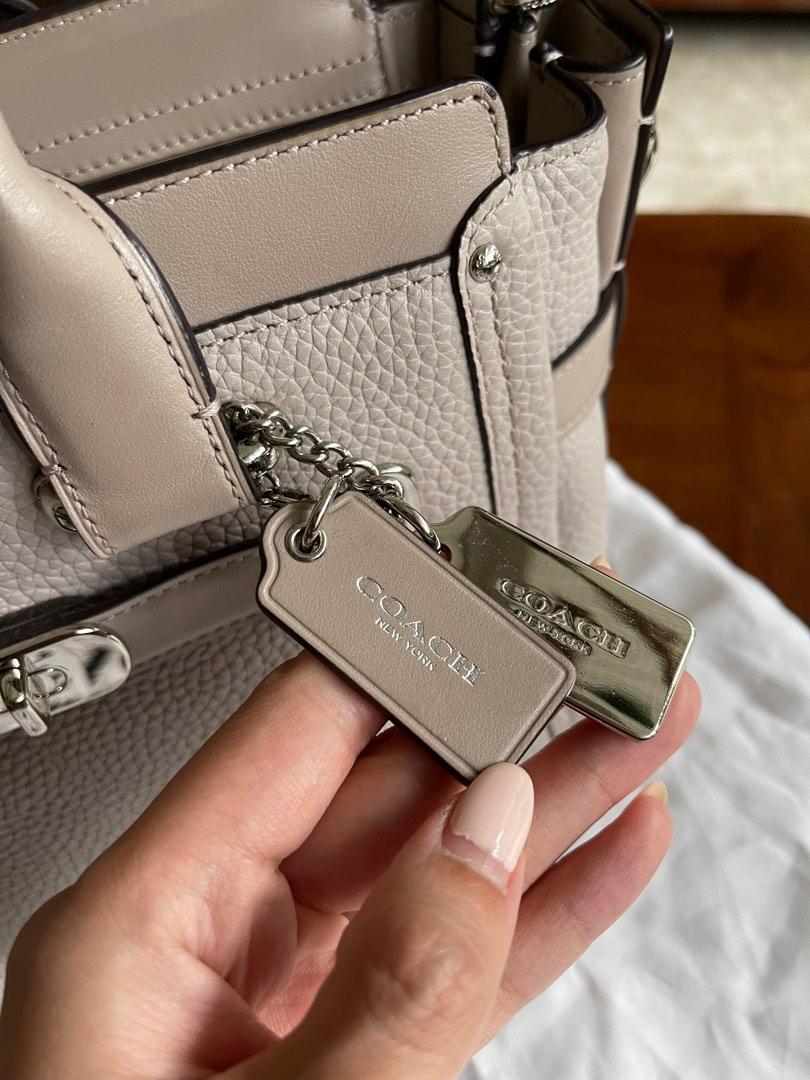 Coach Swagger 27 Cross Body Bag Beige, Luxury, Bags & Wallets on Carousell