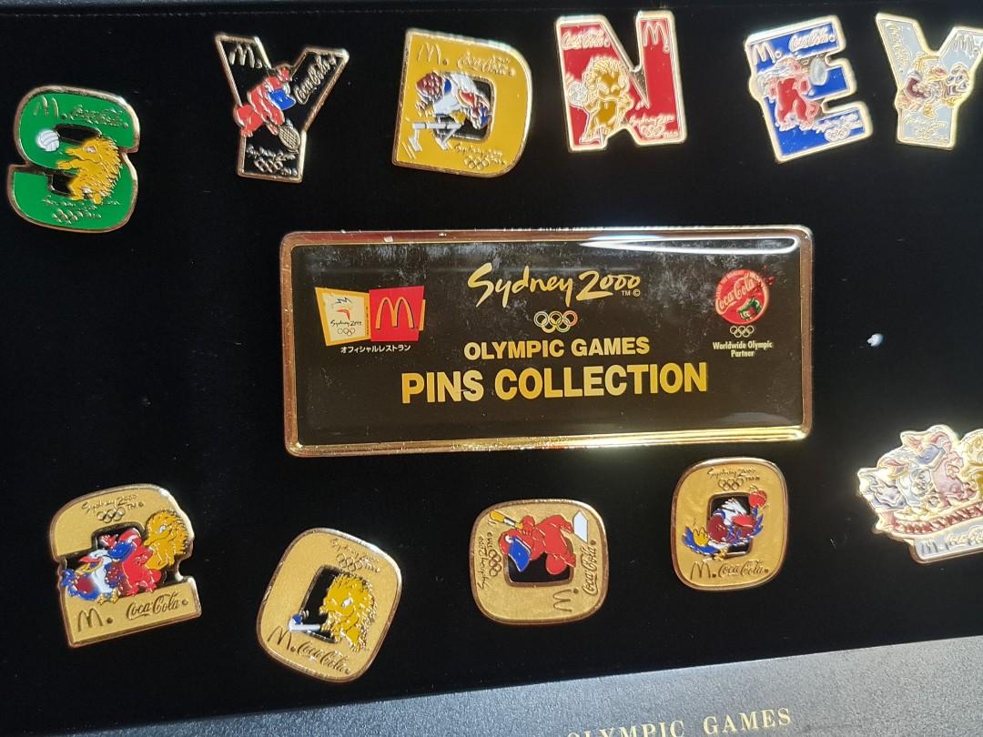 Coca Cola Collectibles 2000 olympics complete sydney pins, Hobbies ...