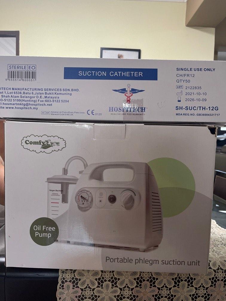 ComfyCare Portable Phlegm Suction Unit with Suction Catheter, Health ...