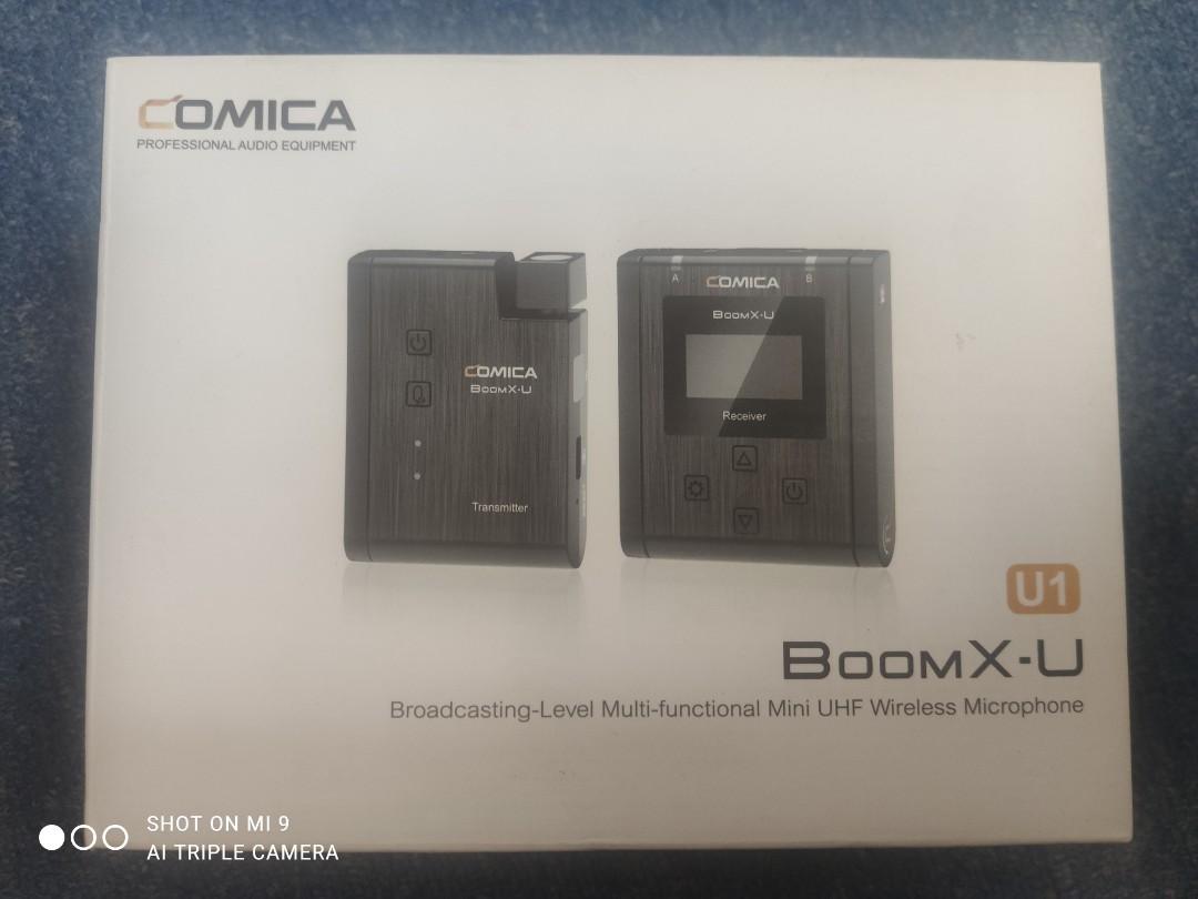 Comica boomx-u wireless microphone, Audio, Microphones on Carousell