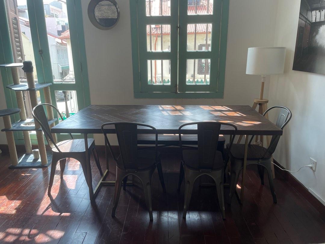 Commune Bruno Dining Table Set, Furniture & Home Living, Furniture ...