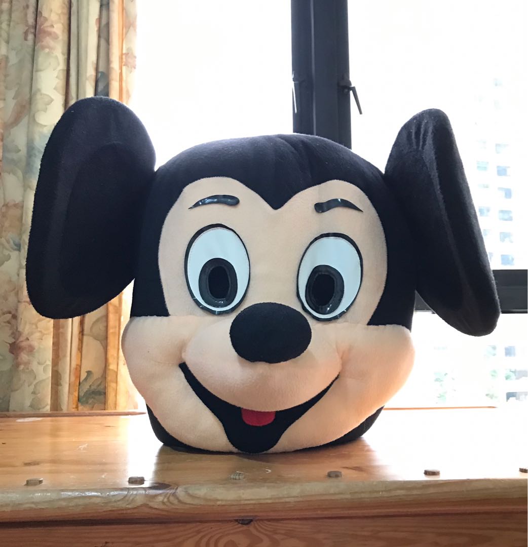 Costume Adult Halloween Mickey Mouse Mascot Head, Men's Fashion, Tops ...