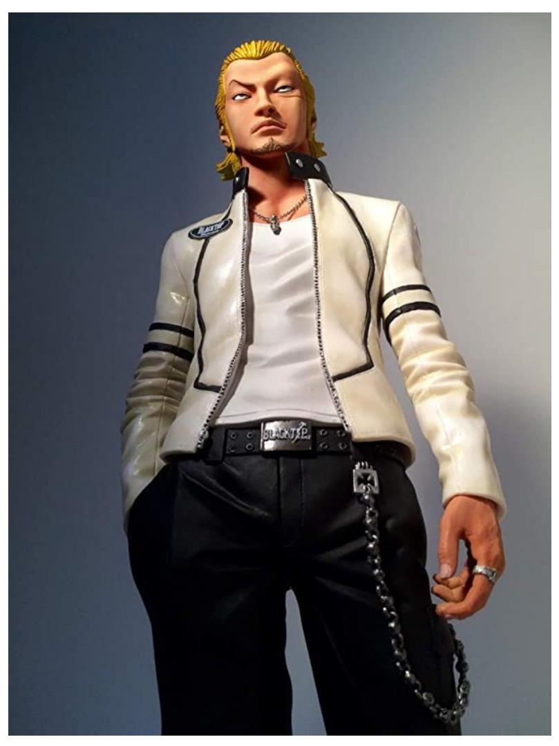 CROWS x WORST BLACKLIST 武裝戰線 Figure【河内鉄生 河内鐵生 Kawachi Tessyo】 30cm, 興趣及 ...