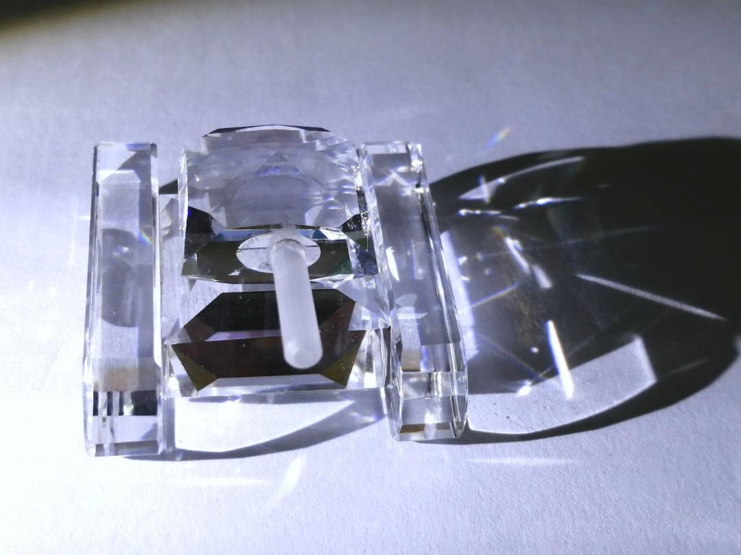 Crystal Tank. High Grade Multi-faceted Crystal Glass Artillery Tank (as ...
