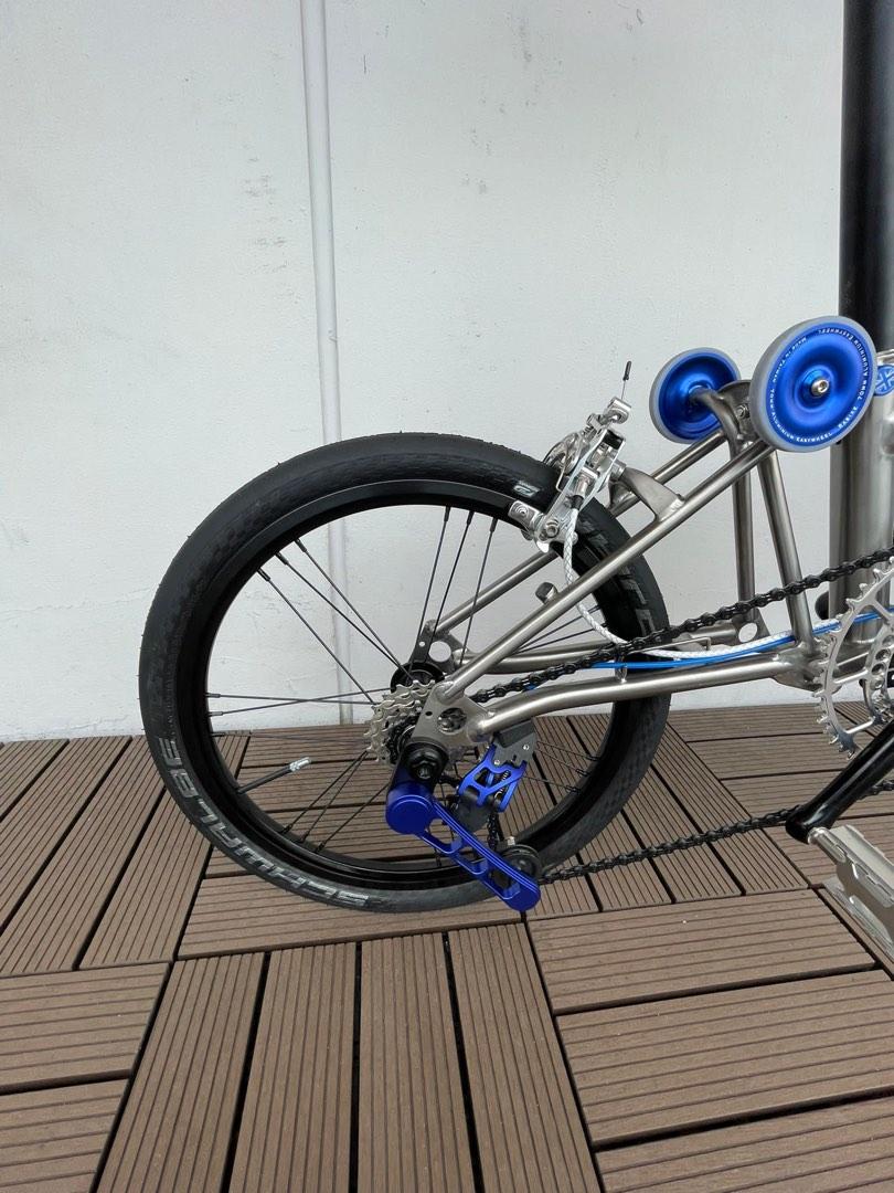 Custom Full Titanium (Raw Ti Color) Trifold at 7.23kg only!, Sports ...