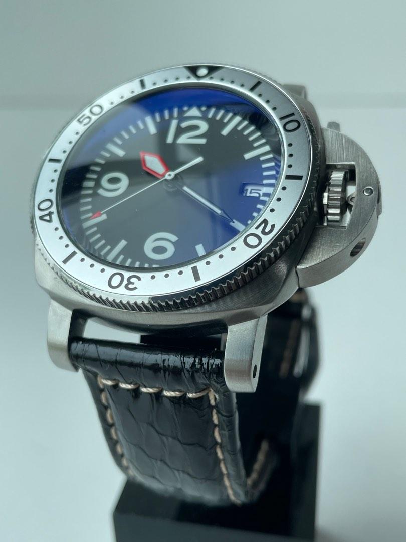 Custom Seiko Mod PAM Diver, Men's Fashion, Watches & Accessories ...