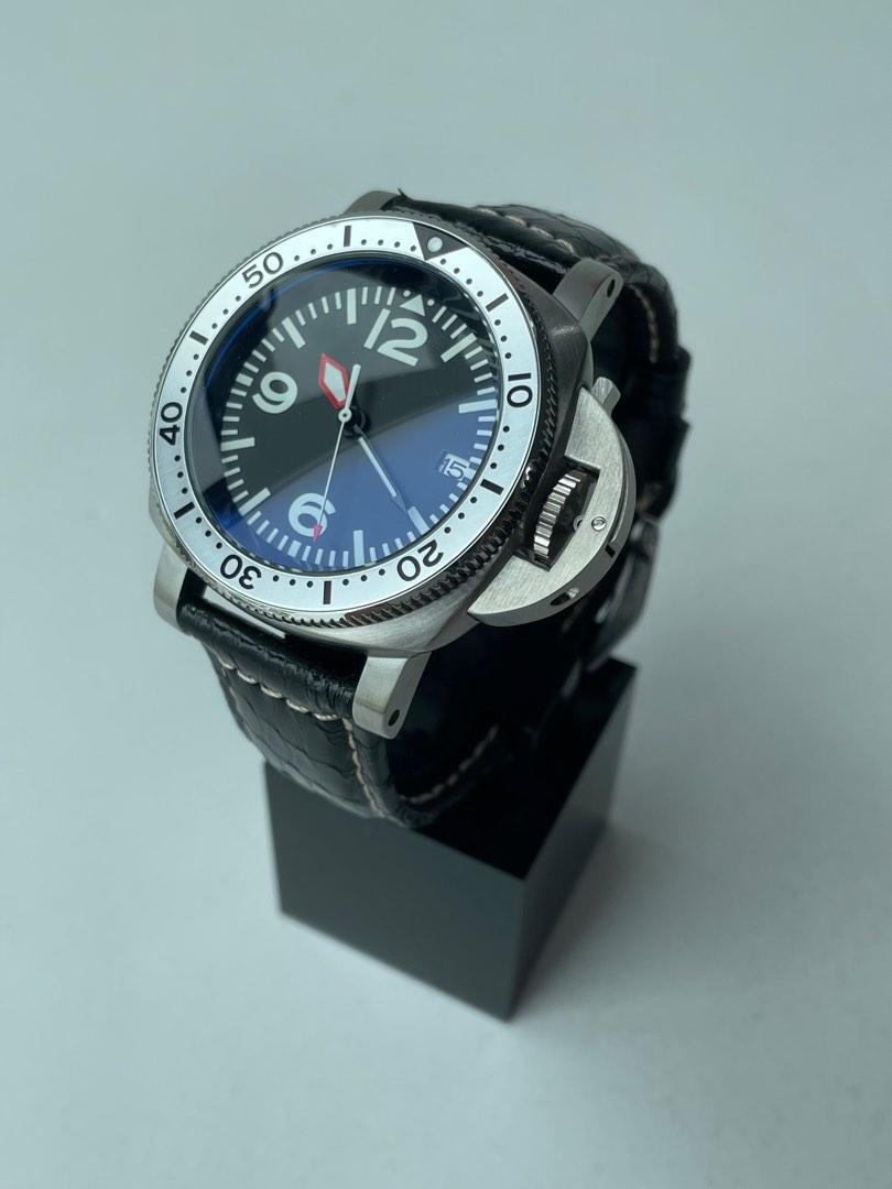 Custom Seiko Mod PAM Diver, Men's Fashion, Watches & Accessories ...