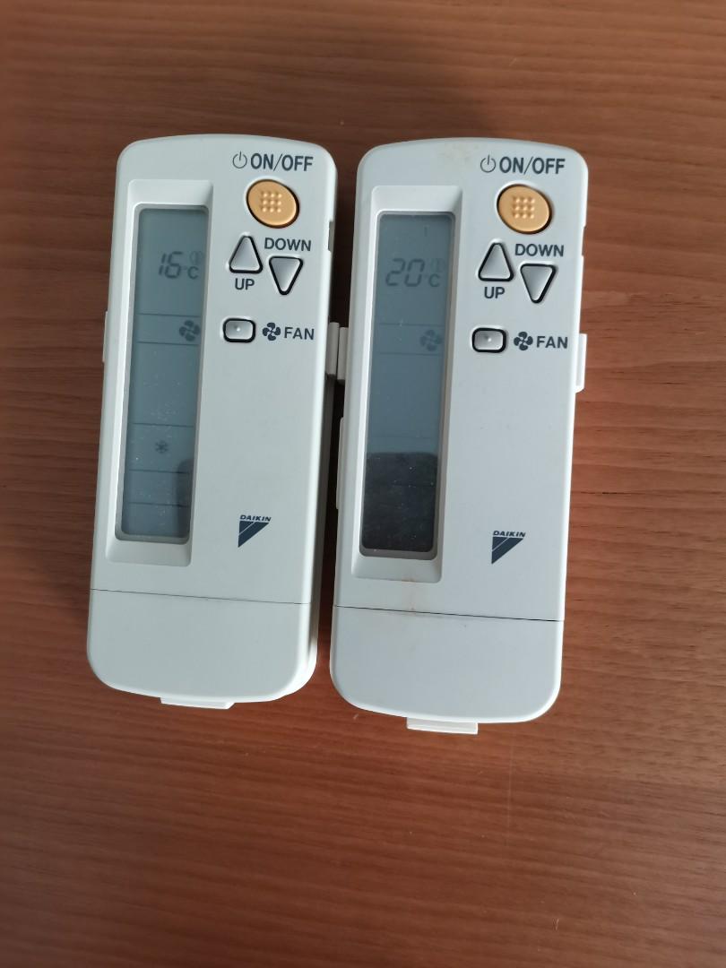Daikin remote control, TV & Home Appliances, Air Conditioners & Heating ...
