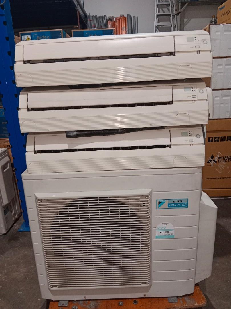 Daikin system 3 2017 year set 3 ticks, TV & Home Appliances, Air ...