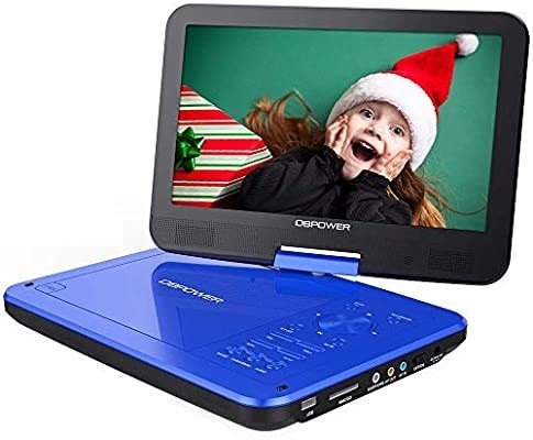 DBPOWER 12" Portable DVD Player with 5-Hour Rechargeable Battery, 10 ...