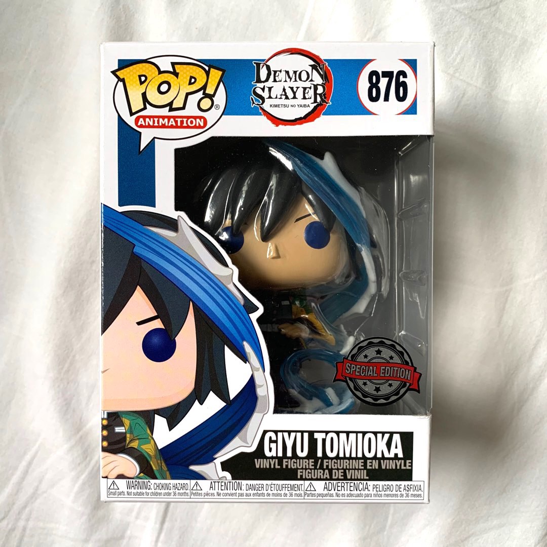 Demon Slayer - Giyu Tomioka Water Breathing Funko Pop! Vinyl Figure ...