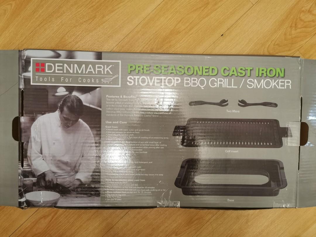 Denmark Stovetop BBQ Grill Smoker, TV & Home Appliances, Kitchen ...