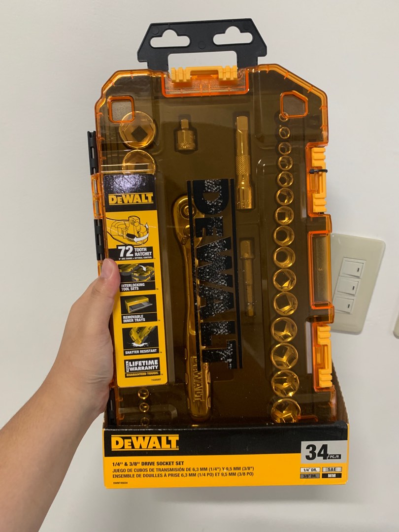 DeWalt Socket Set, Furniture & Home Living, Home Improvement ...