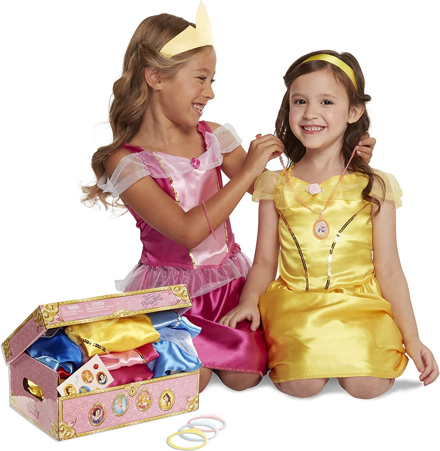Disney Princess OFFICIAL Dress Up Trunk Deluxe 21-Piece [ Exclusive ...