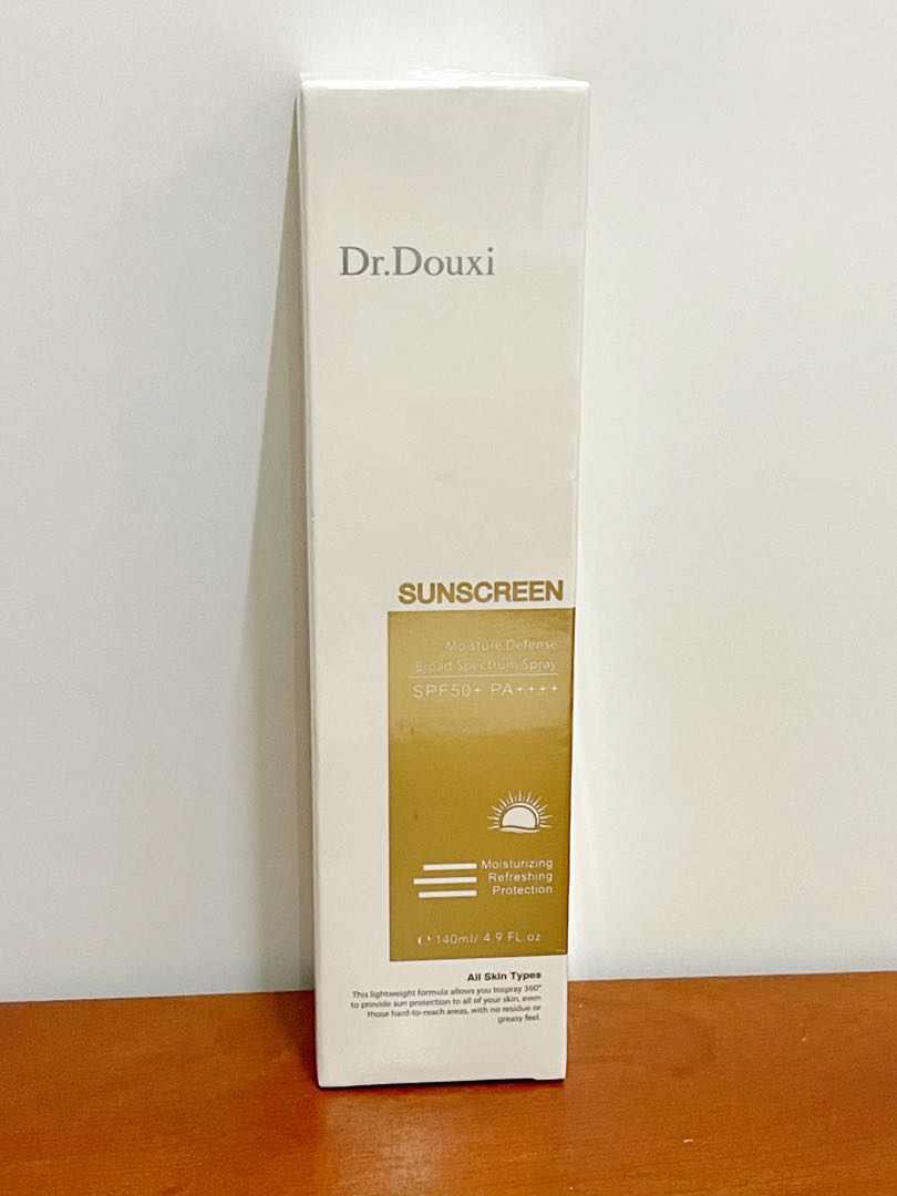 Dr. Douxi 安心曬 清涼防曬噴霧 SPF50+ PA++++, 健康及營養品, 保健食品, 健康食品，飲料和補品在旋轉拍賣