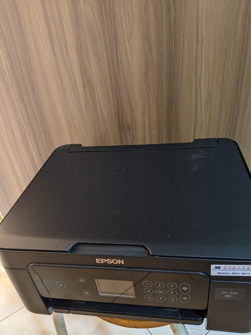 Epson XP-4101 Wireless Printer/Scanner/Copier, Computers & Tech ...