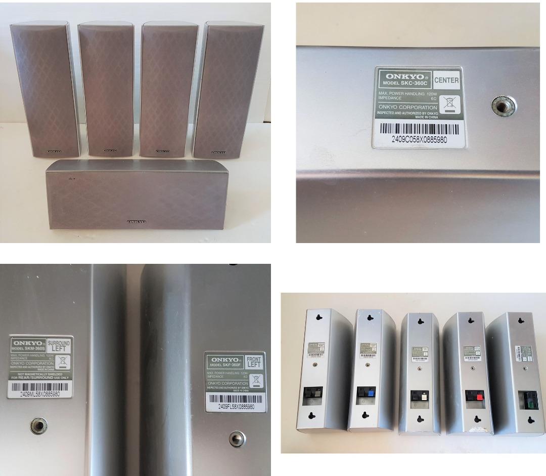 Exclusive Onkyo SK-360 Surround Sound 5.1 Speaker System, High Quality Audio Sound, Japan, HIFI ...