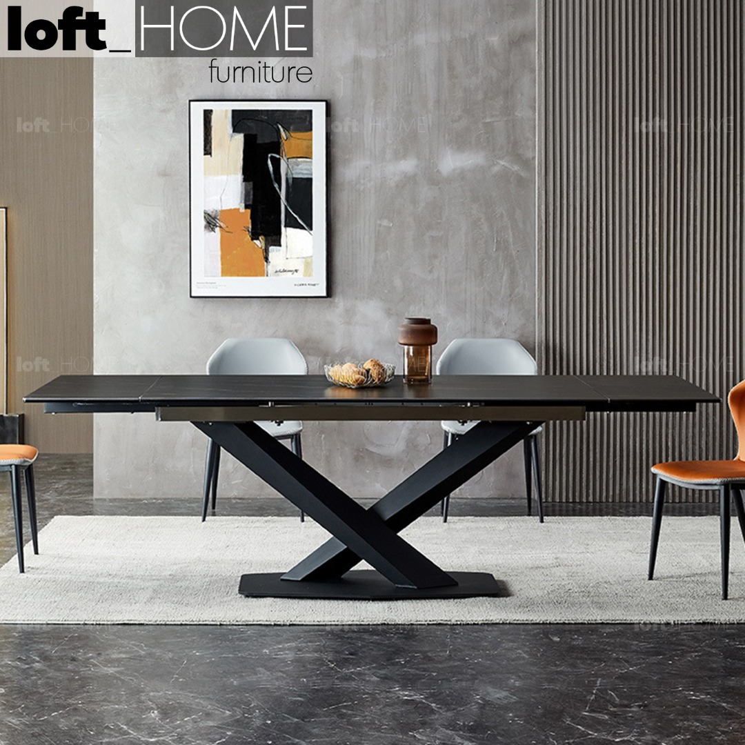 Extendable Sintered Stone Dining Table STRATOS, Furniture & Home Living ...