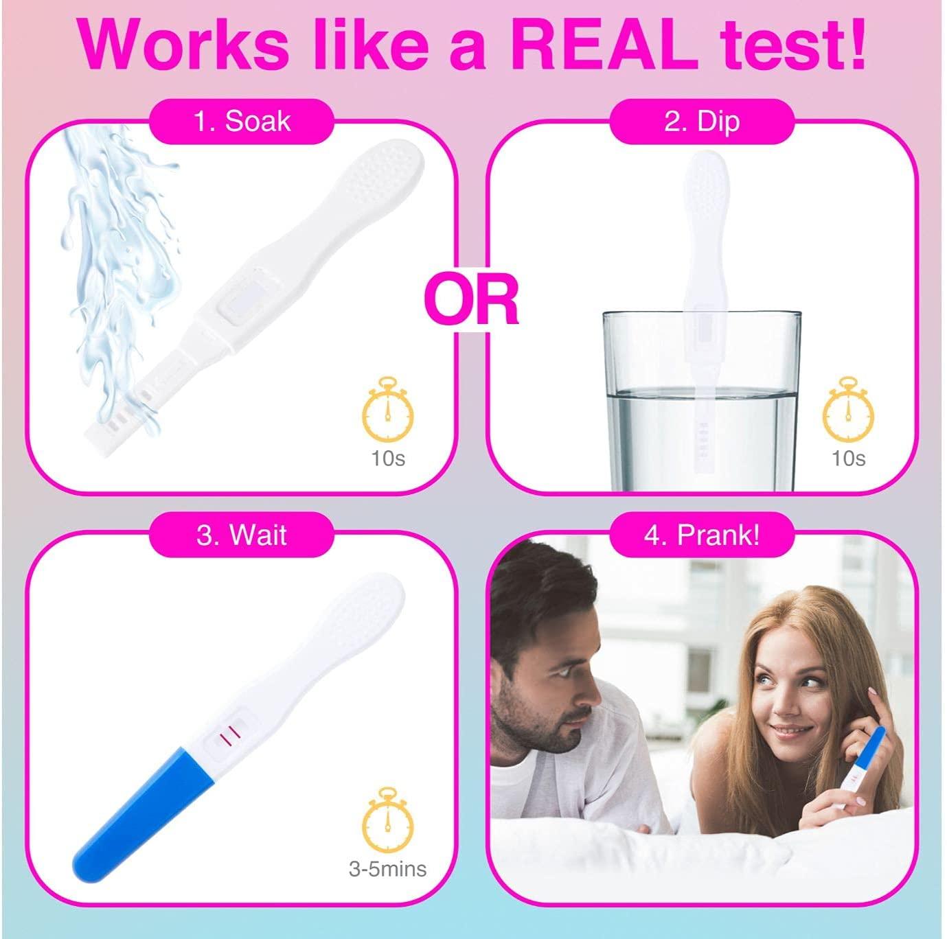 Fake Pregnancy Test Positive - Prank, Practical Joke, Gag, 2 Pack ...