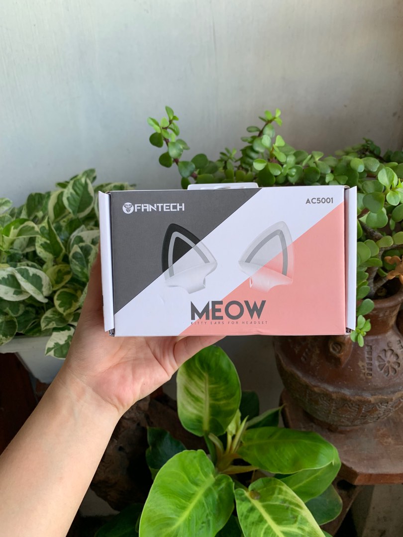 FANTECH Cat / Meow ears for headset (headset not included), Mobile ...