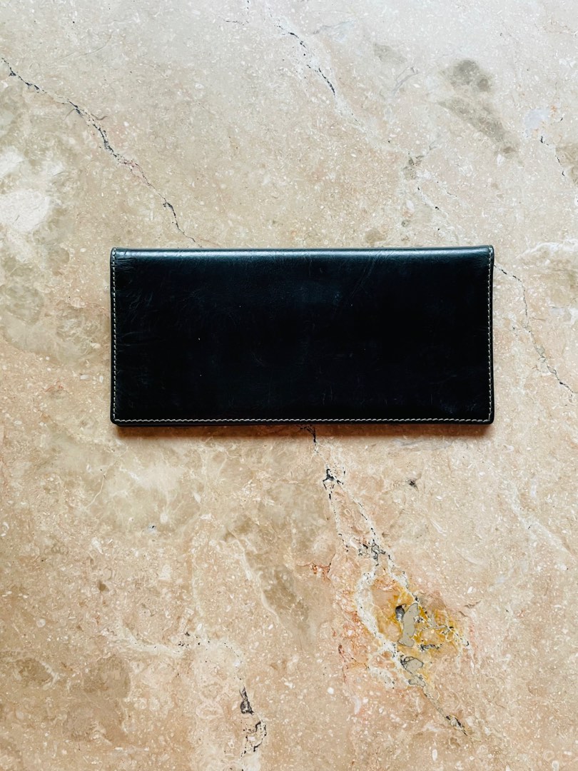 Fino Leather Black Wallet, Smooth, Women's Fashion, Bags & Wallets ...