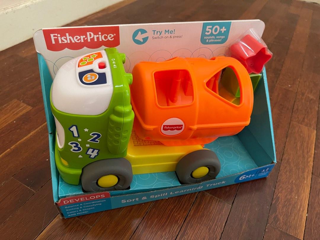 Fisher Price Sort & Spill Learning Truck, Babies & Kids, Infant ...