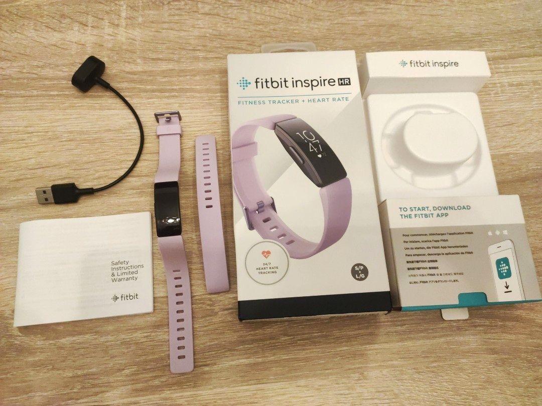 Fitbit Inspire HR - lilac purple, Mobile Phones & Gadgets, Wearables ...
