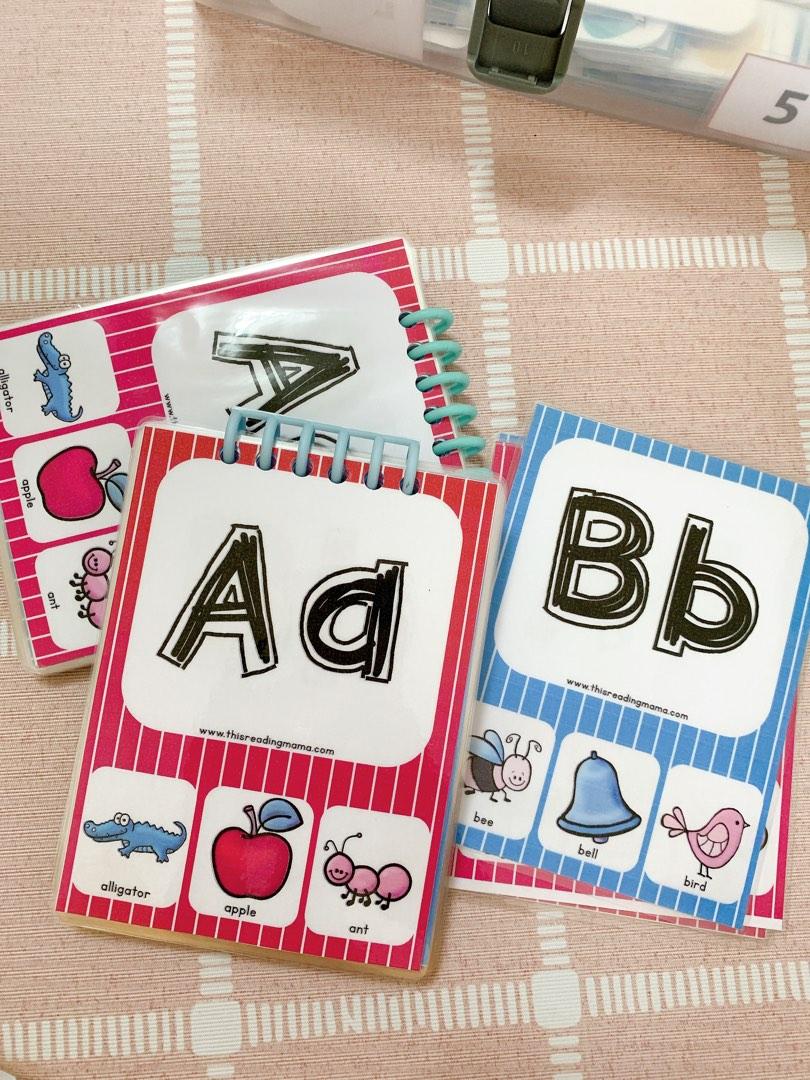 Flash card / alphabet card/ alphabet/ letter card, Hobbies & Toys ...