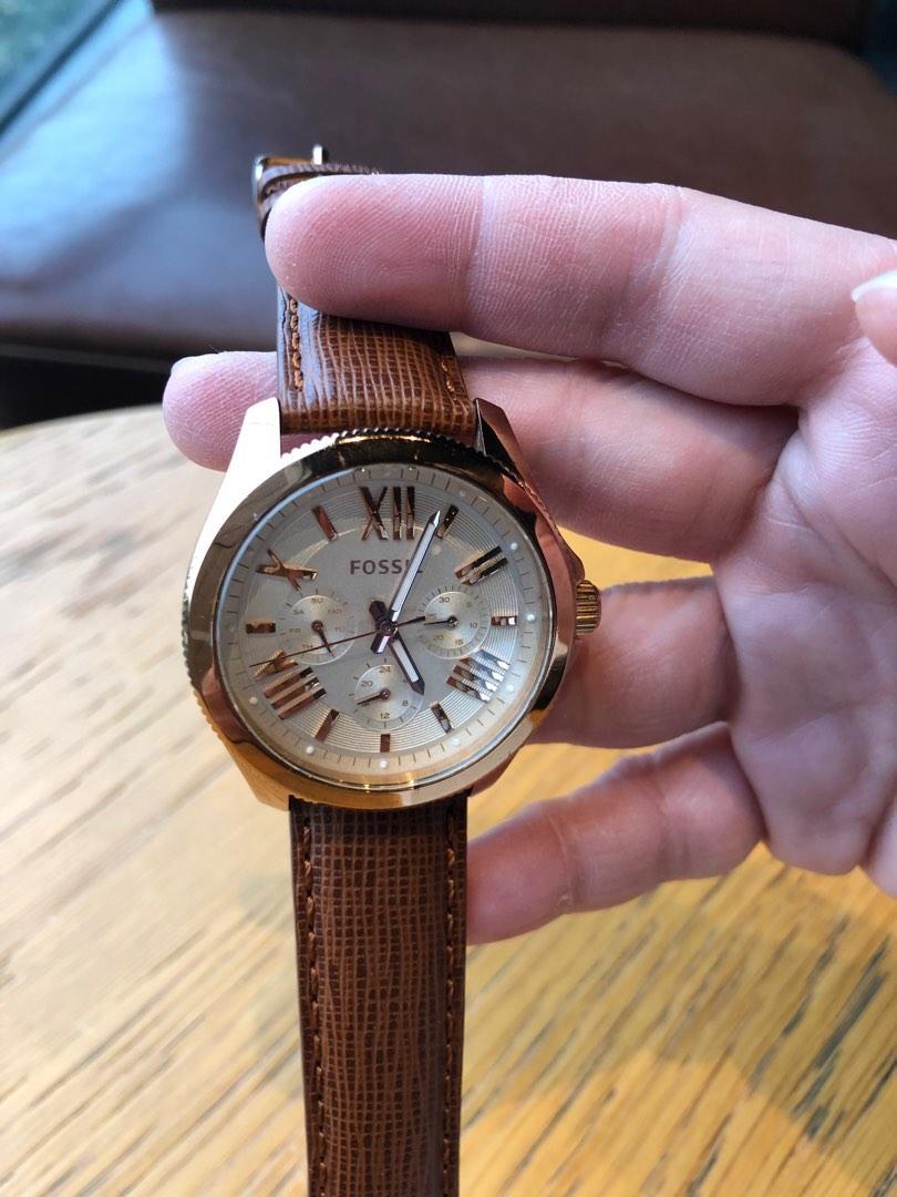 Fossil Rose gold watch, Women's Fashion, Watches & Accessories, Watches ...