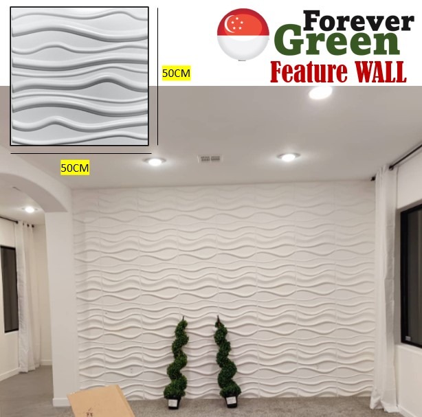 [FREE DELIVERY] 3D Textured Feature Wall Panel, Furniture & Home Living ...