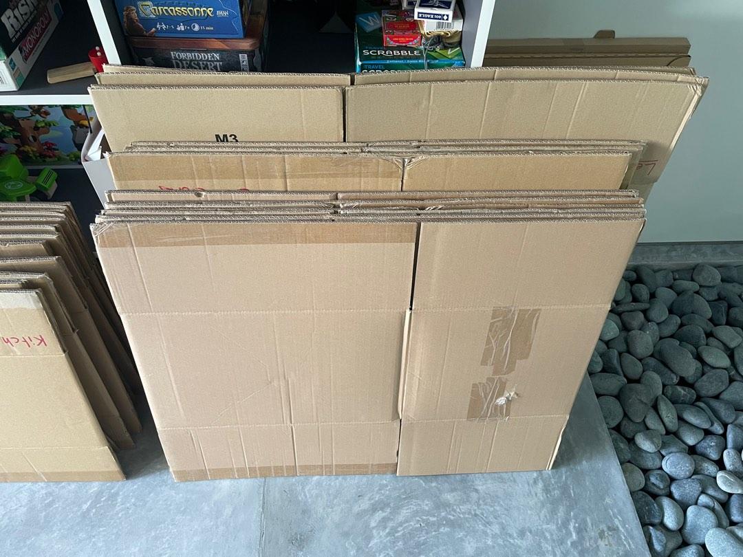 FREE used moving carton boxes, Furniture & Home Living, Home ...