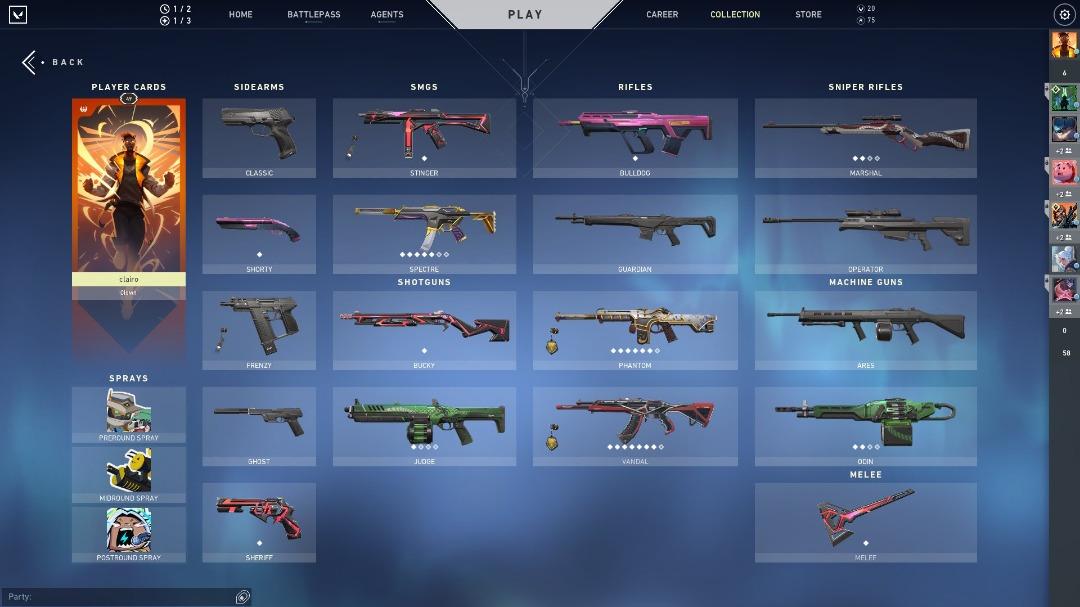 fs valorant acc | gold 1 current rank, Video Gaming, Gaming Accessories ...