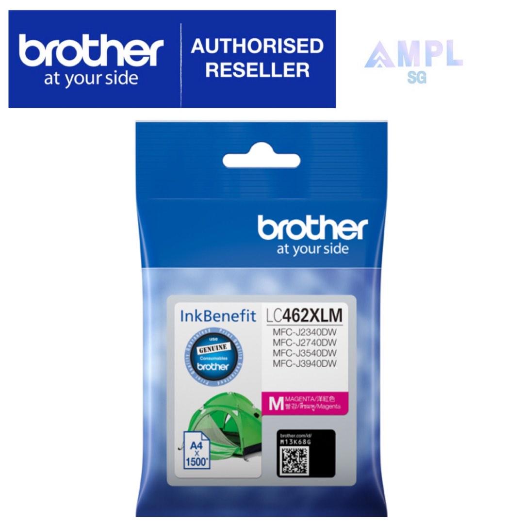 Genuine Brother LC462 | LC462XL Ink Cartridges for MFC-J2340DW, MFC ...